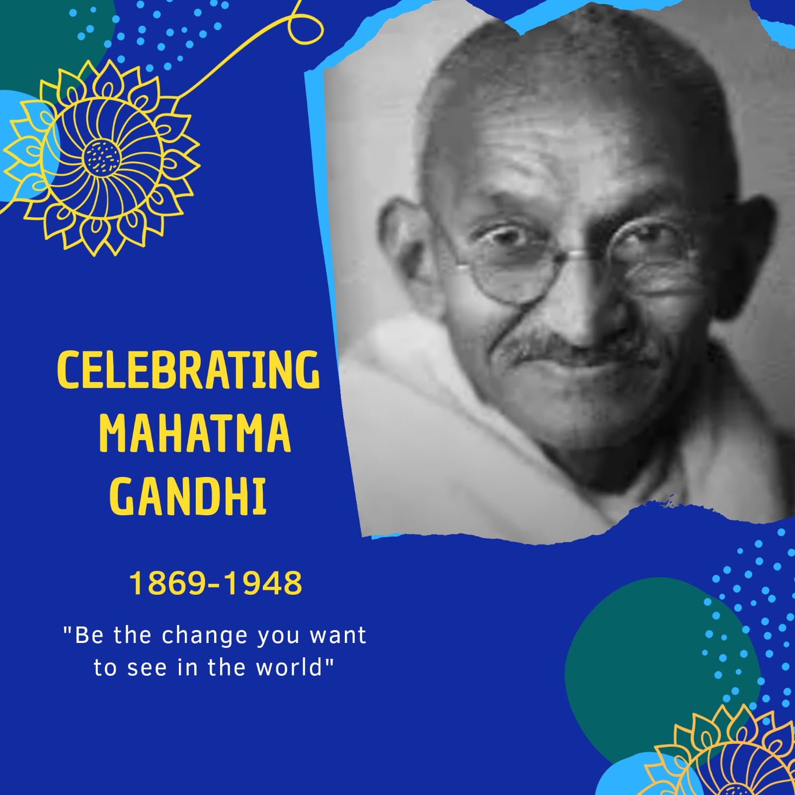 Celebrating Mahatma Ghandi 1869-1948 - John Scottus National School